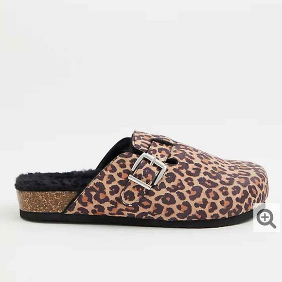 torrid | Shoes | Torrid Leopard Animal Print Cheetah Fur Flat Wide ...